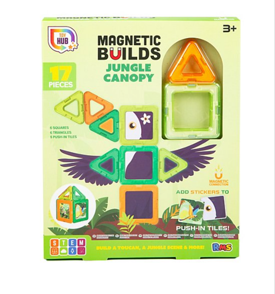 Magnetic Builds - 17 Piece Set assortment