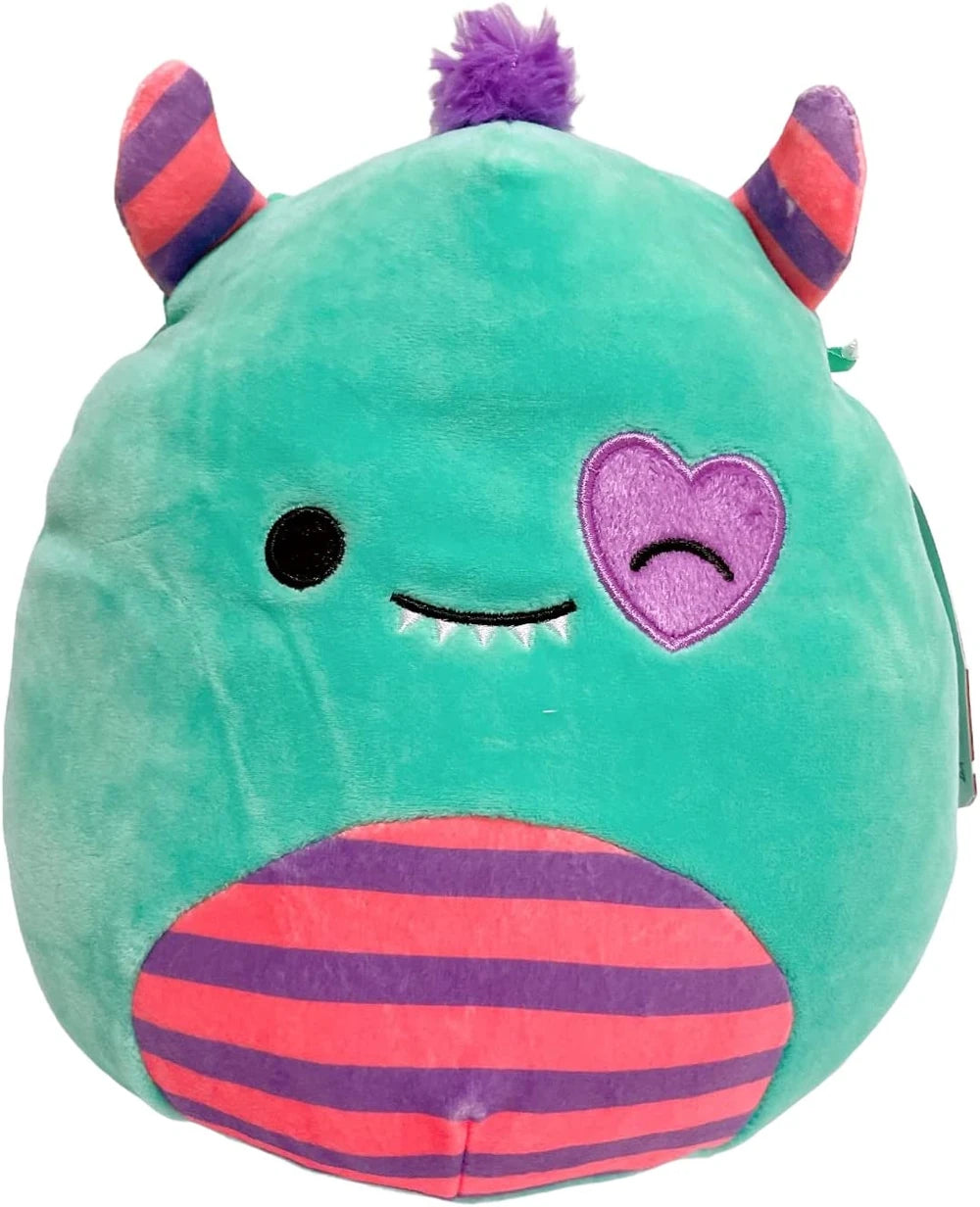 Squishmallow Kellytoy 7" Valentines Plush Leon the Monster