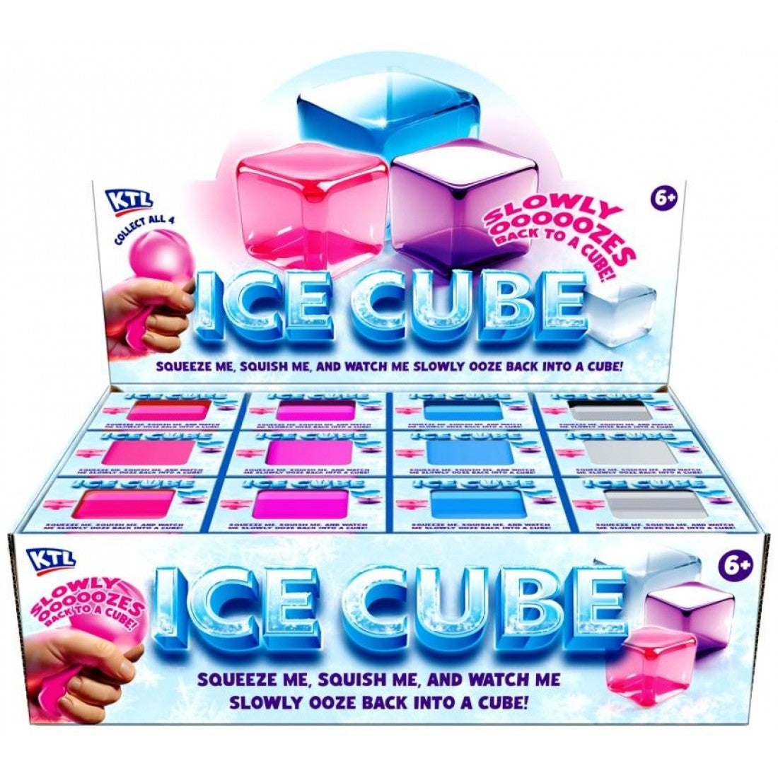Ice Cube Squishy Sensory sugar texture fidget stress relief toy